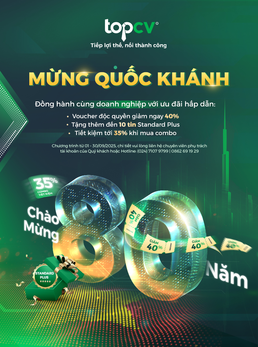 Đăng tin tuyển dụng miễn phí – Tìm CV ứng viên trên TopCV