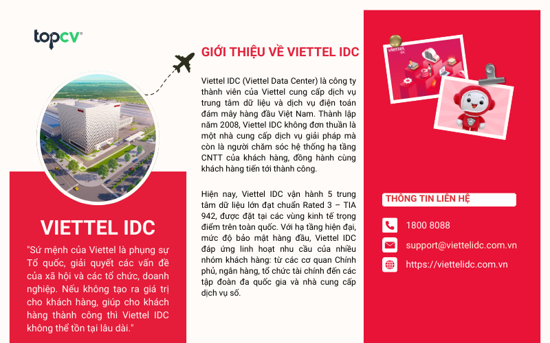Review Viettel IDC: Cơ hội việc làm và quy trình tuyển dụng chi tiết