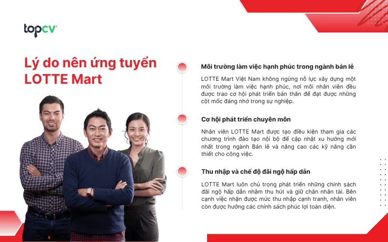 LOTTE Mart tuyển dụng vị trí nào? Quy trình tuyển dụng tại LOTTE Mart