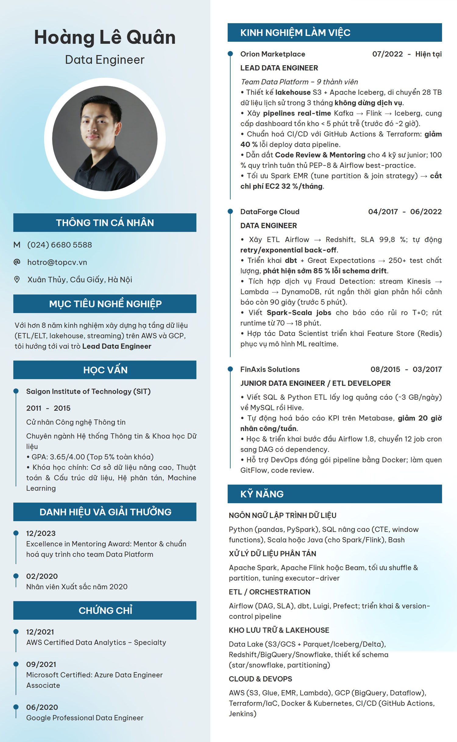 Data Engineer là gì? Cách viết CV Data Engineer chuẩn