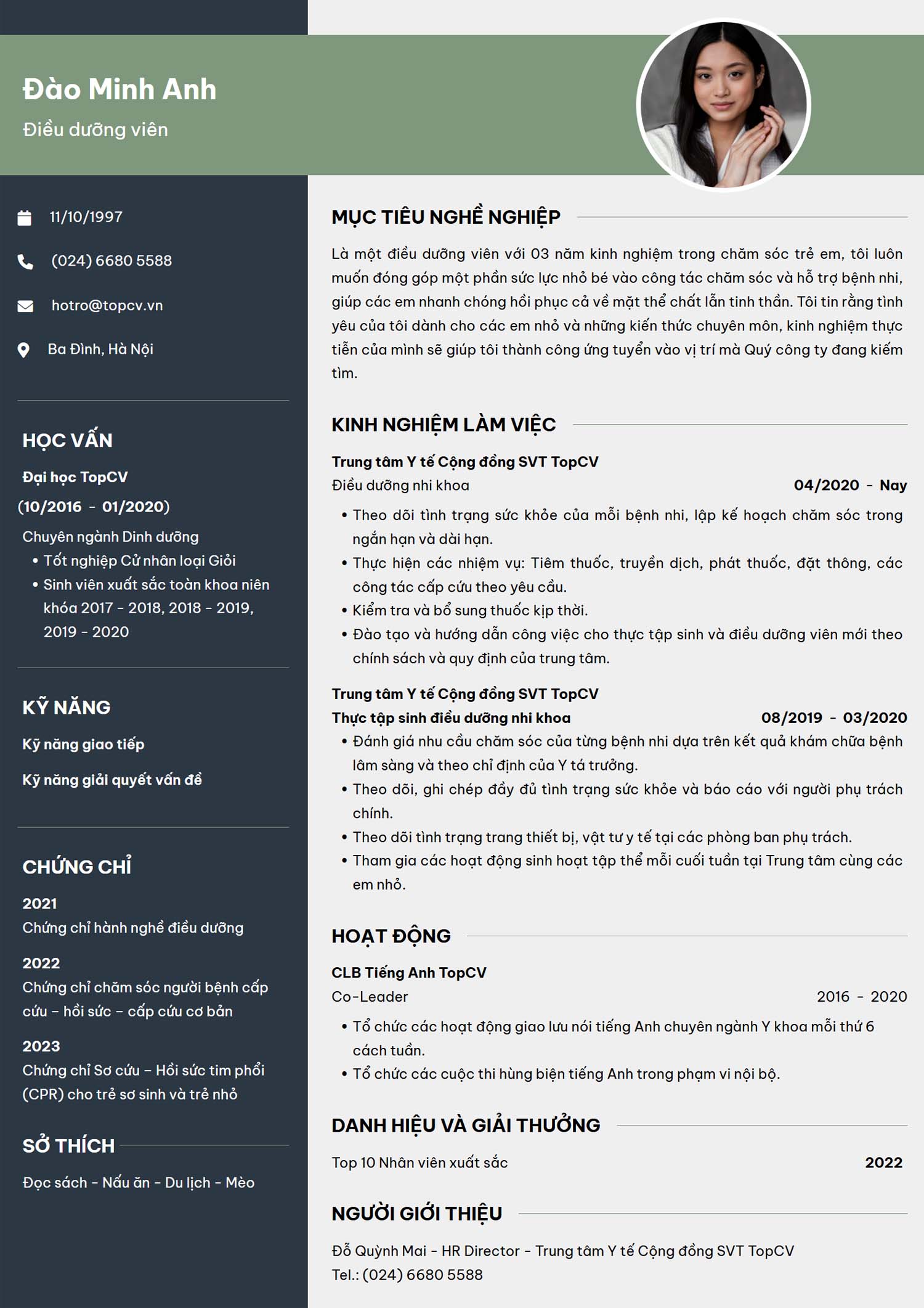 Hướng dẫn cách viết CV Điều dưỡng chi tiết