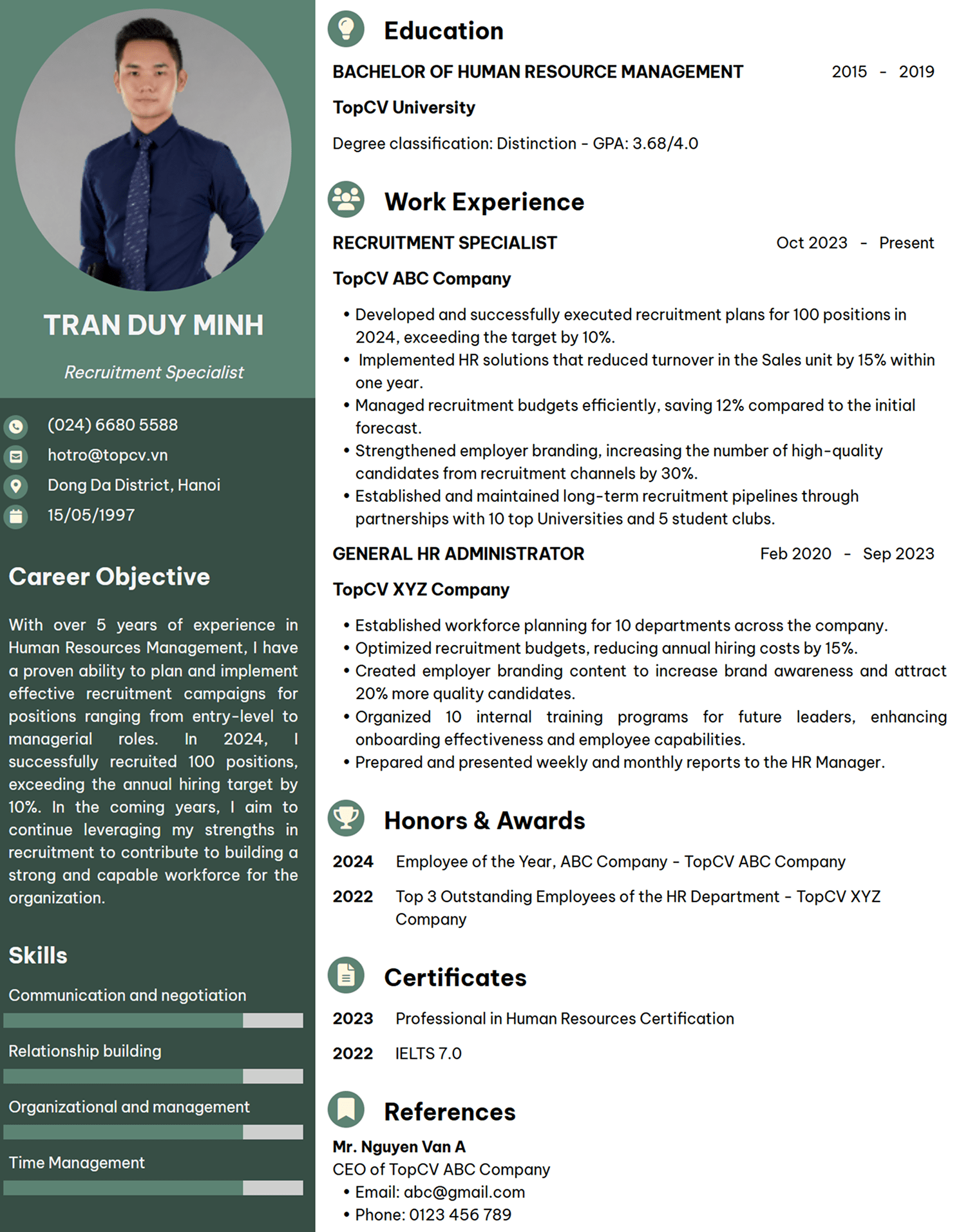 TOP 29 mẫu CV C&B 2025 - Tiếng Việt