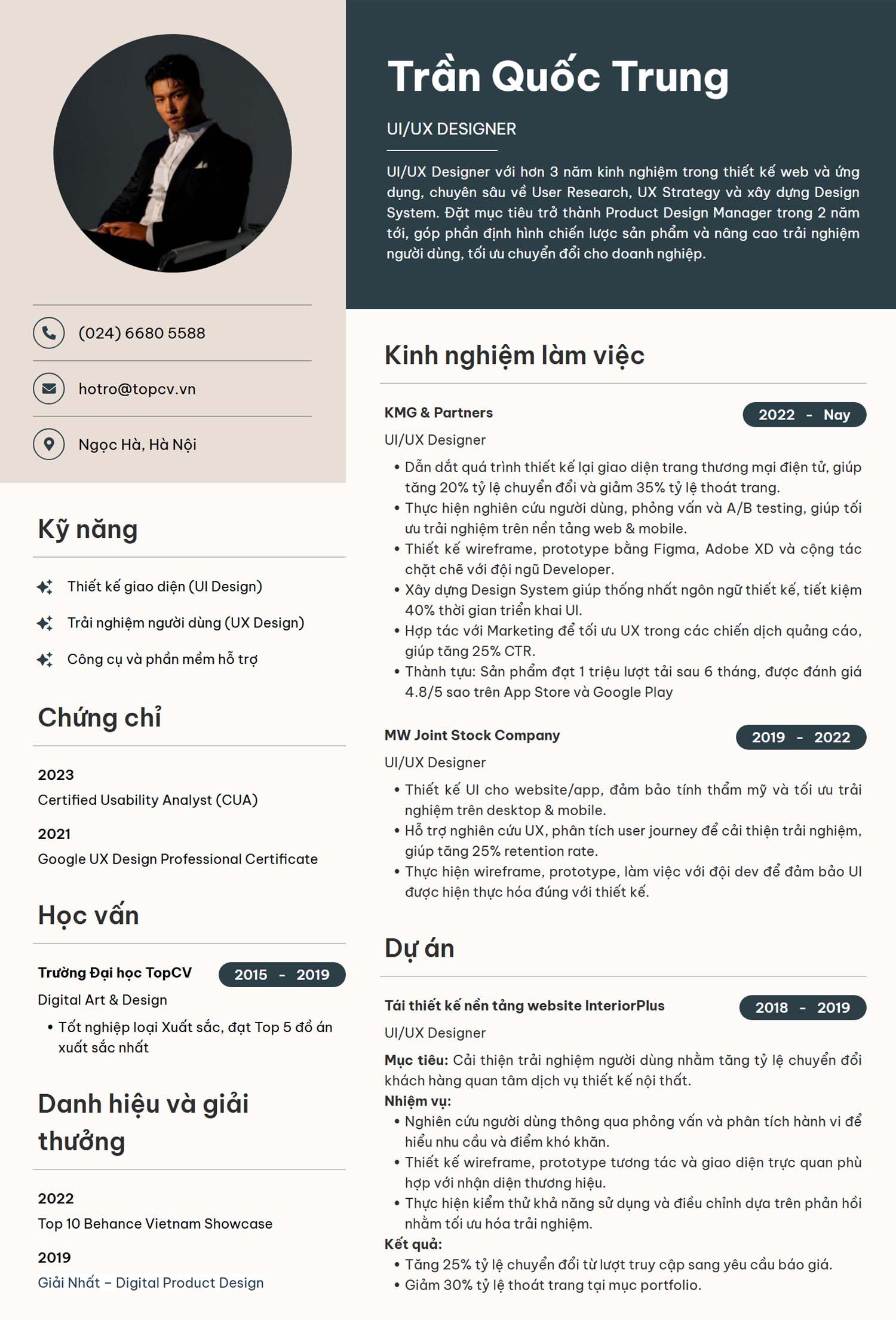 Cách viết CV UX/UI Designer chuẩn, tạo ấn tượng với nhà tuyển dụng