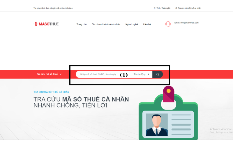 Hướng dẫn tra cứu thông tin người nộp thuế chi tiết